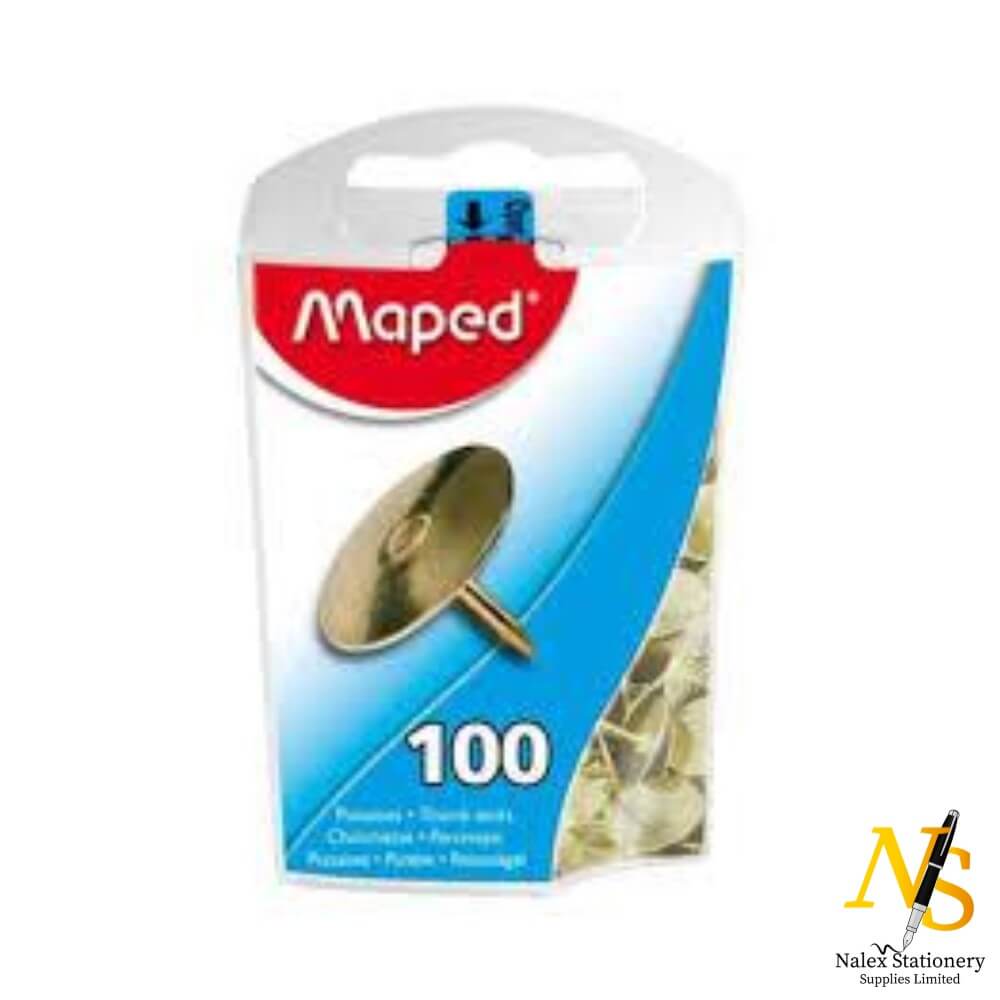 Maped Office Thumb Tacks 100 - Nalex Stationery